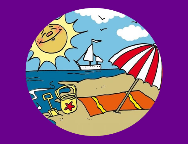 DIBUJOS SOBRE EL VERANO ® Imágenes del verano para colorear